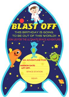 20 Best Outer Space Birthday Party Ideas For Kids