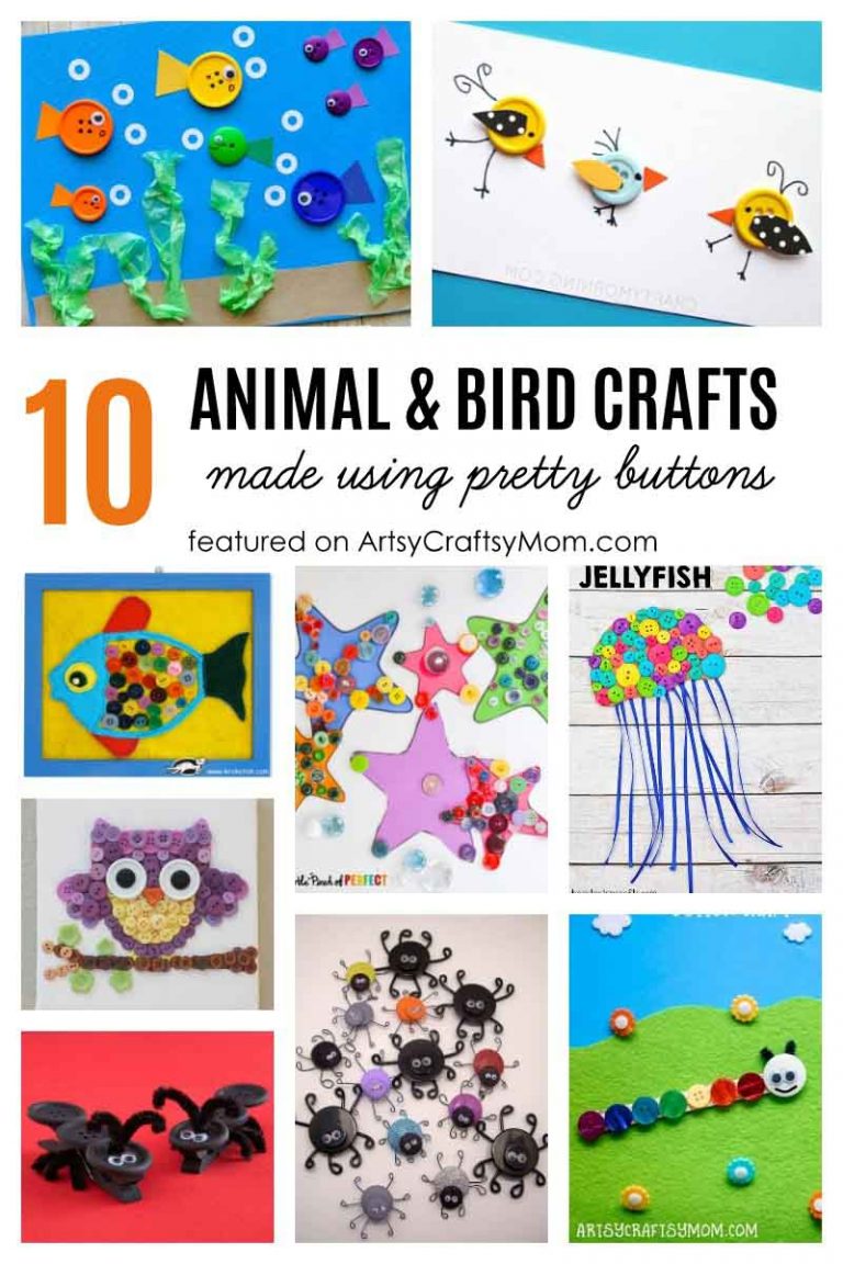 50+ Best Button Craft Ideas that are Both Creative & Fun