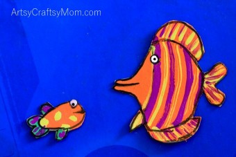 Hooray For Fish Art Activity Using Chalk Markers