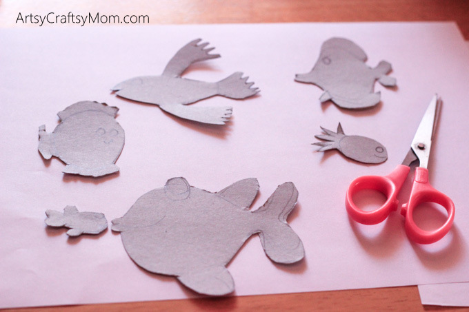 Hooray For Fish Art Activity Using Chalk Markers