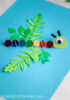 Rainbow Caterpillar Button Craft - Artsy Craftsy Mom
