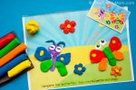 Free Printable Spring Themed Play Dough Mats