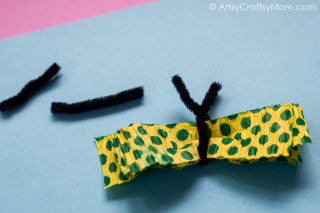 Easy Crepe Paper Butterfly Craft for Kids - Artsy Craftsy Mom
