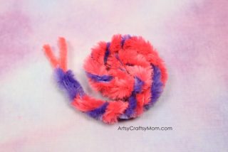 How to Make a Pipe Cleaner Snail Kids Craft