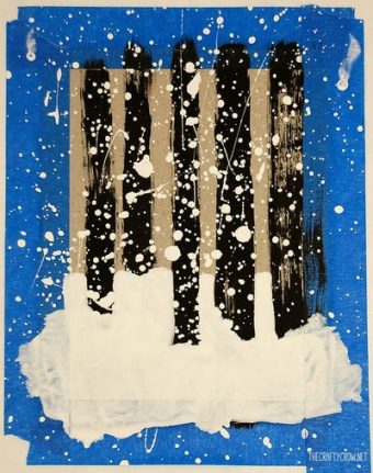 20 Gorgeous Winter Art Ideas For Kids! - Artsy Craftsy Mom