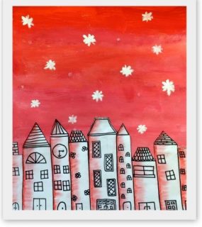 20 Gorgeous Winter Art Ideas For Kids! - Artsy Craftsy Mom