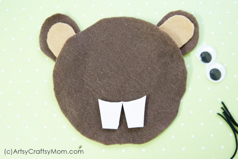 B for Beaver Craft with Printable Template | Artsy Craftsy Mom