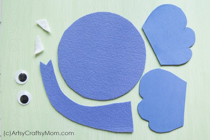 E for Elephant Craft with Printable Template - Artsy Craftsy Mom