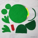 F for Frog Craft with Printable Template - Artsy Craftsy Mom