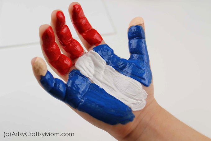 4th of July Handprint Crafts - Uncle Sam and Bald Eagle