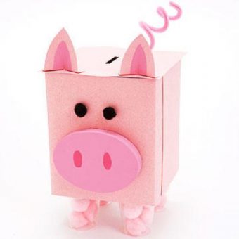 20 Playful Pink Pig Crafts for Kids | Chinese New Year of the Pig Crafts