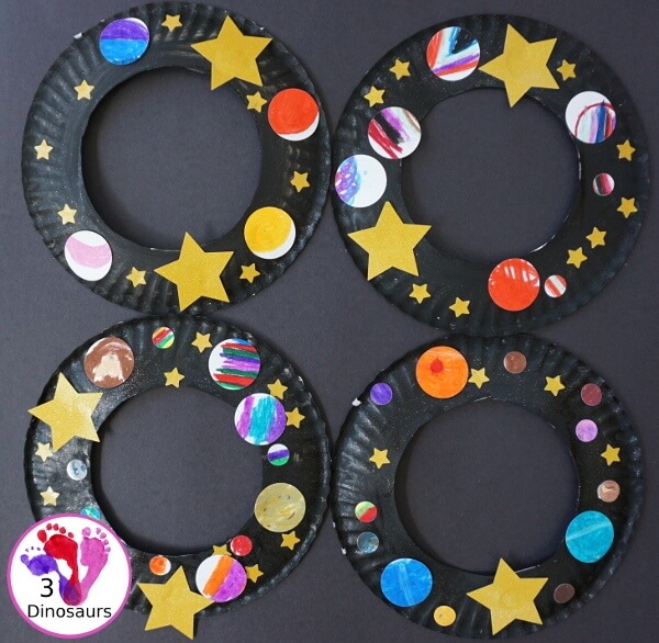 Space Art Crafts For Kids