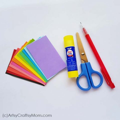 DIY Rocket Corner Bookmark | Space Craft for Kids