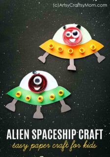 10 Cute and Colorful UFO Crafts for Kids