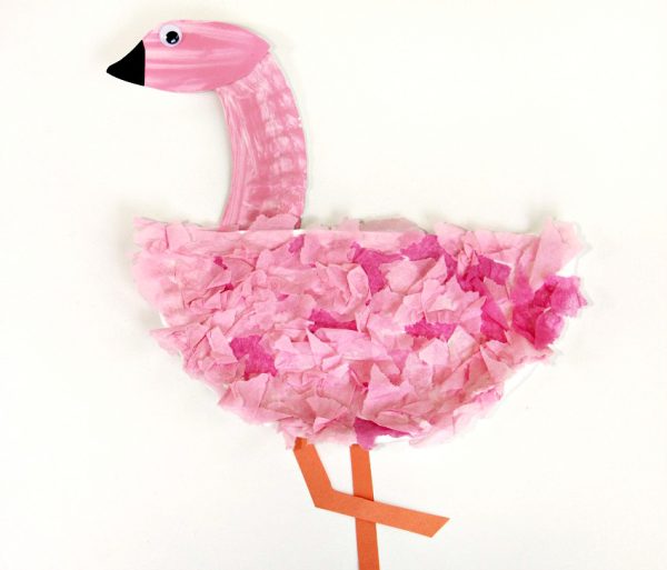 10 Fancy Flamingo Crafts for Kids