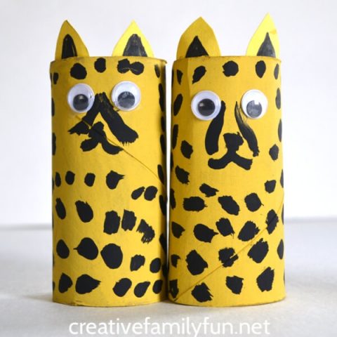 10 Cheerful Cheetah Crafts for Kids