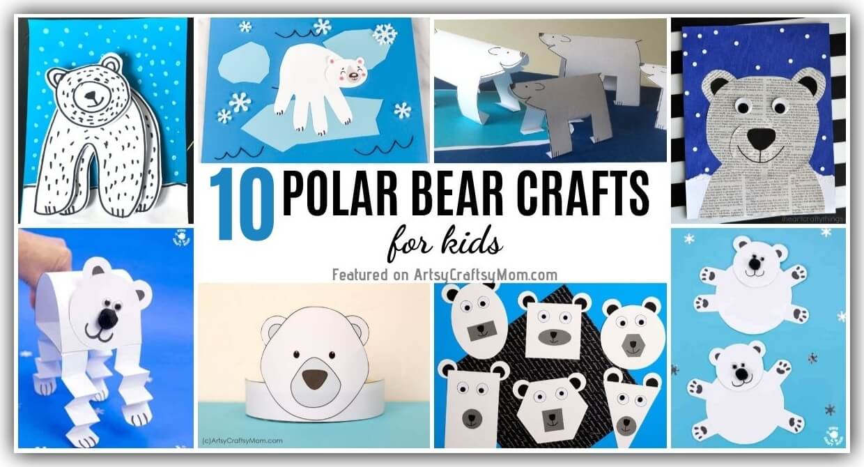 10 Playful Polar Bear Crafts For Kids