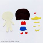 DC Superhero Paper Puppet Craft + Free Printable Template