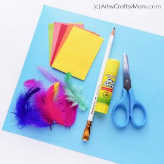Mini Paper Teepee Craft - Decorations for Thanksgiving