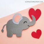 Heart Elephant Craft for Kids