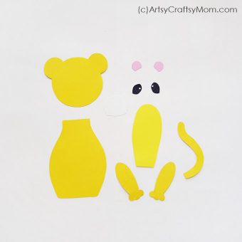 Paper Leopard Craft for Kids + Free Printable Template