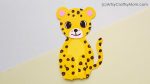 Paper Leopard Craft for Kids + Free Printable Template