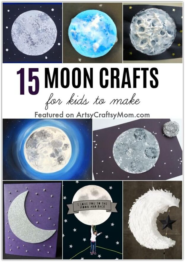 15 Mesmerizing Moon Crafts for Kids