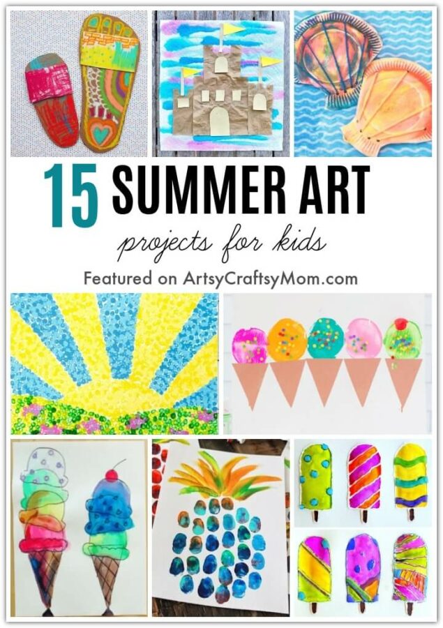 15 Amazing Summer Theme Art Projects For Kids