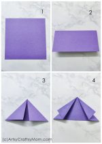 Easy Origami Witch Craft For Kids | Halloween Craft