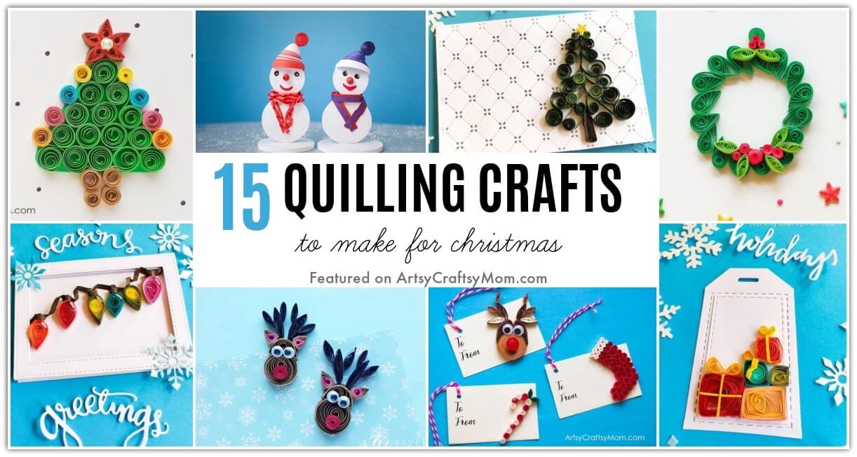 15 Gorgeous Paper Quilling Crafts for Christmas