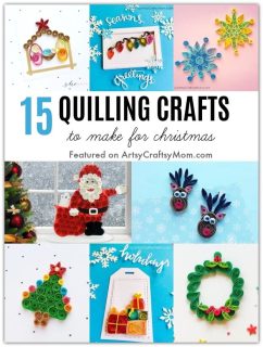 15 Gorgeous Paper Quilling Crafts for Christmas