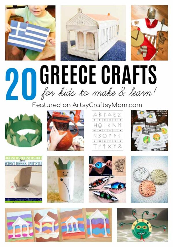 20 Gorgeous Greece Crafts for Kids