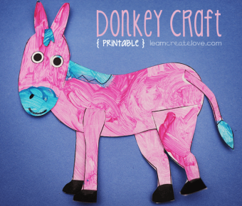 10 Delightful Donkey Crafts for Kids