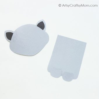 Simple and Cute Paper Bag Badger Craft For Kids