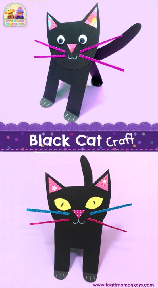 15 Easy and Fun Black Cat Crafts for Kids