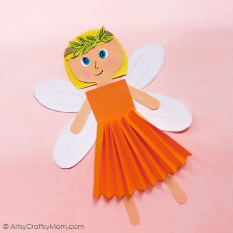 Absolutely Adorable Paper Fairy Craft for Kids