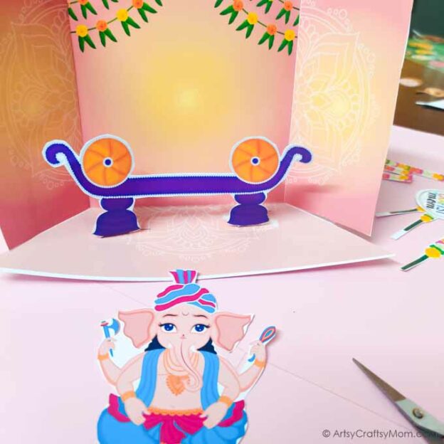 Easy Printable 3D Ganesha on a Mantap Craft