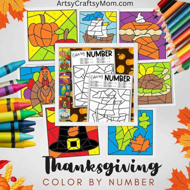 15 Terrific Thanksgiving Printables for Kids - Artsy Craftsy Mom