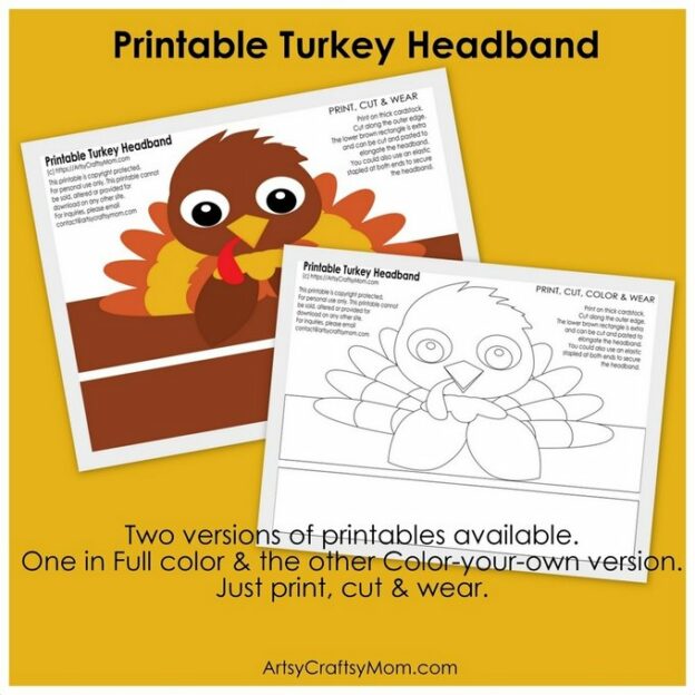15 Terrific Thanksgiving Printables for Kids - Artsy Craftsy Mom