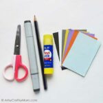 Easy Paper Witch Bookmark for Kids