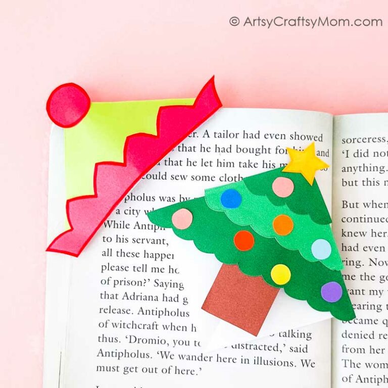 Festive DIY Christmas Corner Bookmarks
