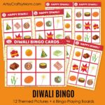 Printable Diwali Themed Bingo - Artsy Craftsy Mom