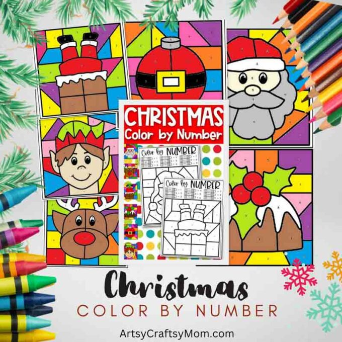 5 Easy and Fun Printable Color By Number Sheets