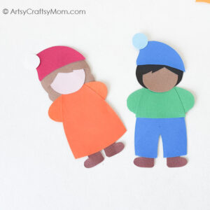 Super Cute Christmas Carolers Craft with Craft Sticks