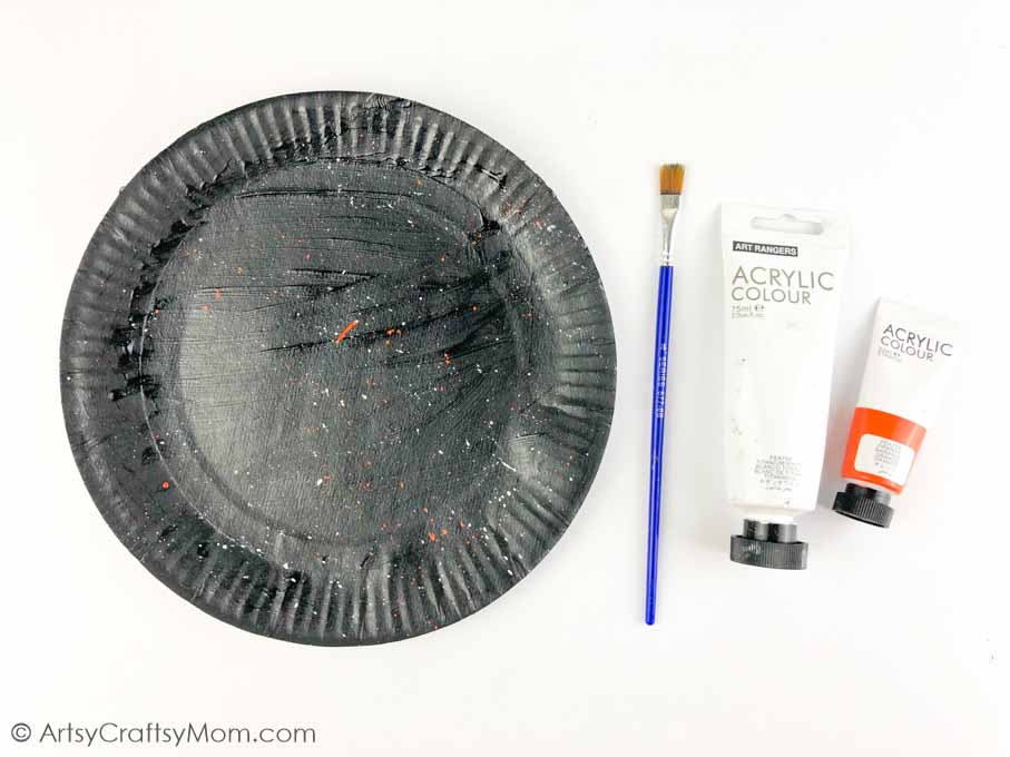 Super Easy Paper Plate Fireworks Craft for New Year