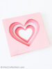 Beautiful 3D Layered Heart Papercraft for Kids