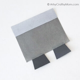 Adorable Paper Bag Love Robot Craft for Kids