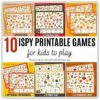 10 Bright and Colorful Printable ISpy Games for Kids