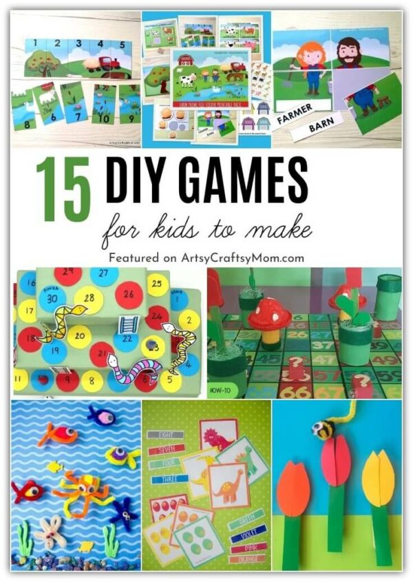 15 Fun DIY Games for Kids to Make and Play