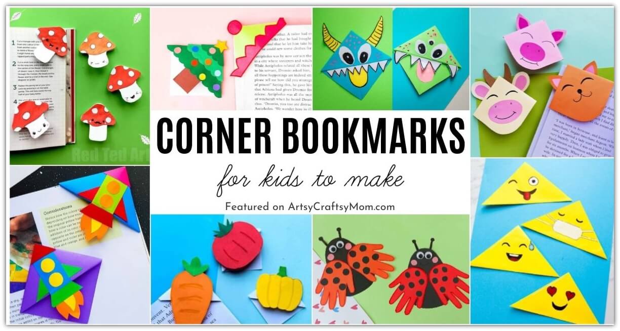 25 Cute and Creative Corner Bookmarks for Kids